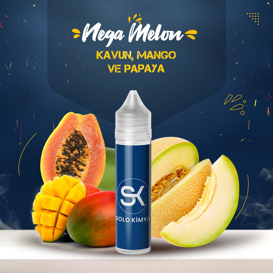 Mega Melon 30-60-100 ML Dıy-Kit Aroma - SoloKimya | Aroma Marketi