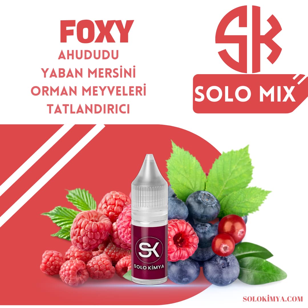 FOXY 10-15-30 ML Mix Aroma - SoloKimya | Aroma Marketi